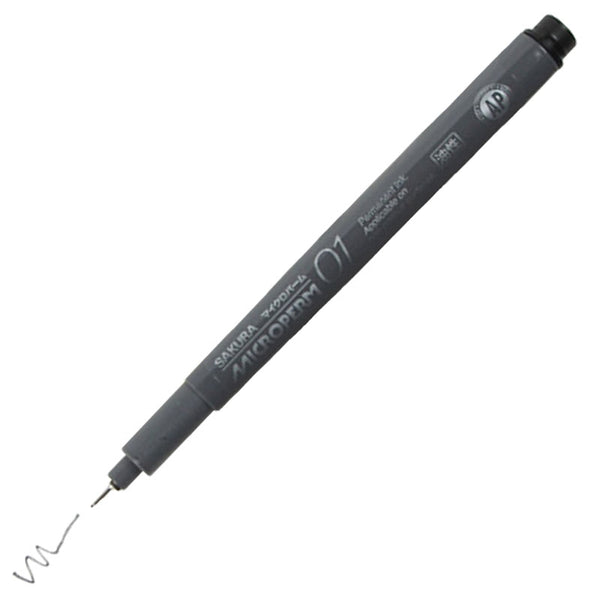 Micro Pen 01 Black - Pohlar Fabrics