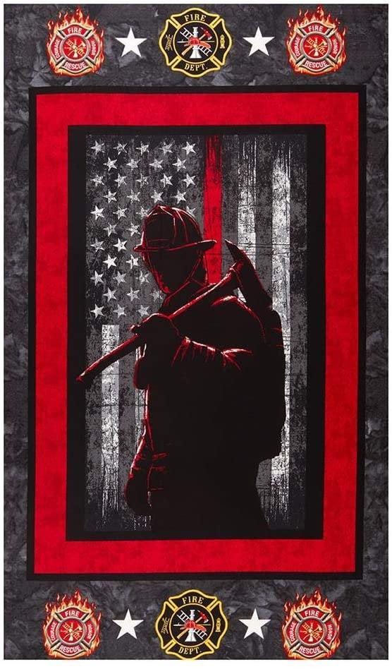 Military Prints Firefighter Panel - Pohlar Fabrics