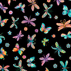 Spring Bling - Butterflies 30769-J - Pohlar Fabrics
