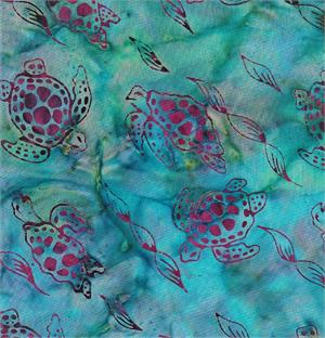 Sea Turtle Batik 5401 - Pohlar Fabrics