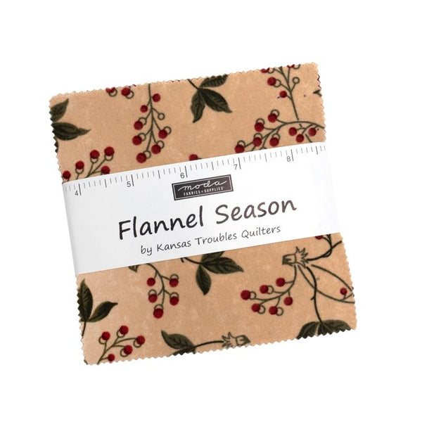 Flannel Season Charm Pack 9840PPF Moda Precuts#1 - Pohlar Fabrics
