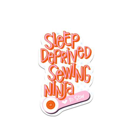 Sleep. Deprived - Sticker - Pohlar Fabrics