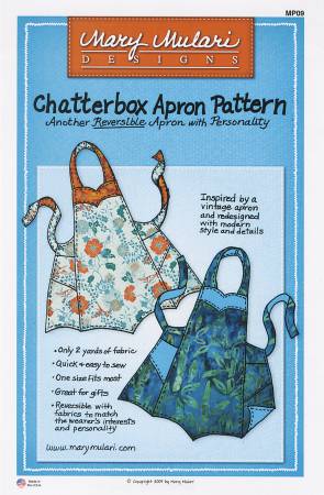 Chatterbox Apron Pattern - Pohlar Fabrics