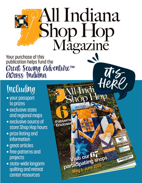 2026 All Indiana Shop Hop Magazine - Pohlar Fabrics