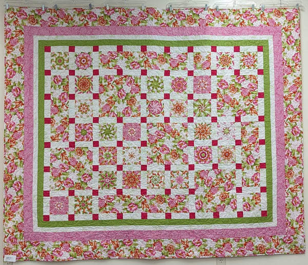 Pink Spinning Wheel 81x98 - Pohlar Fabrics