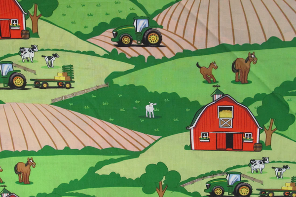 John Deere Animal Farm Scenic - Pohlar Fabrics